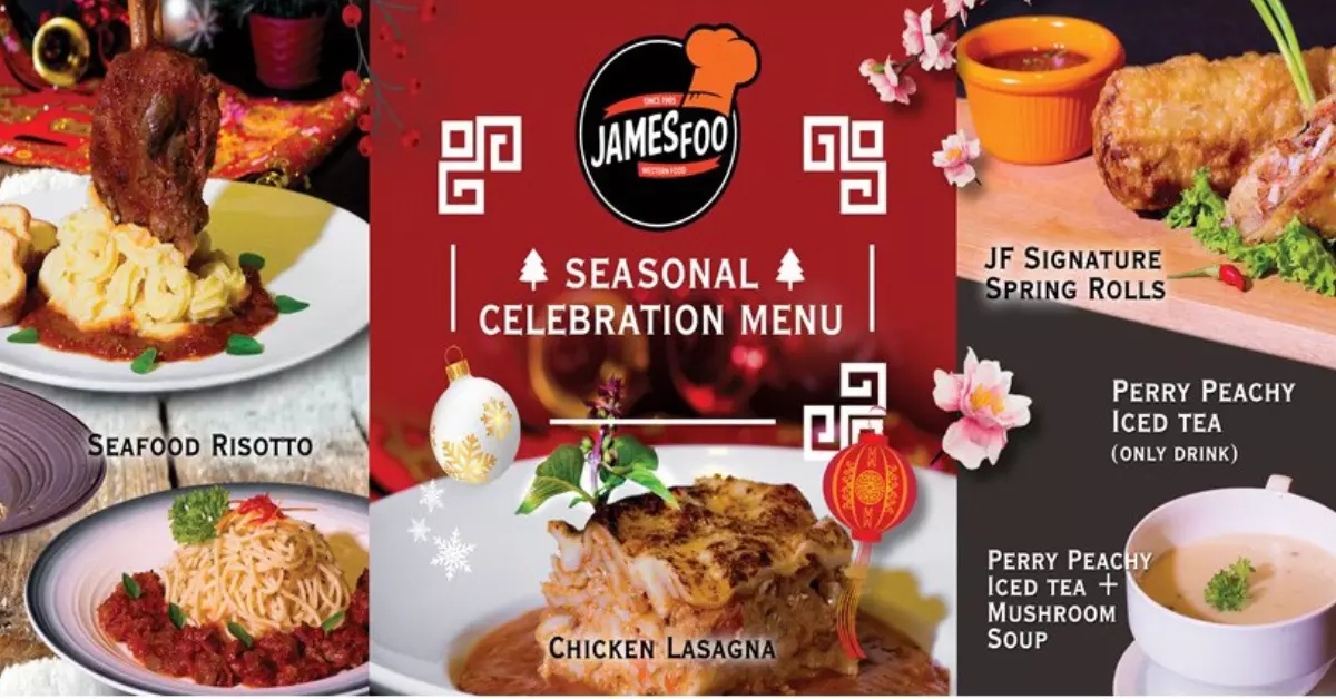 James Foo Menu Malaysia Harga Dikemaskini 2024